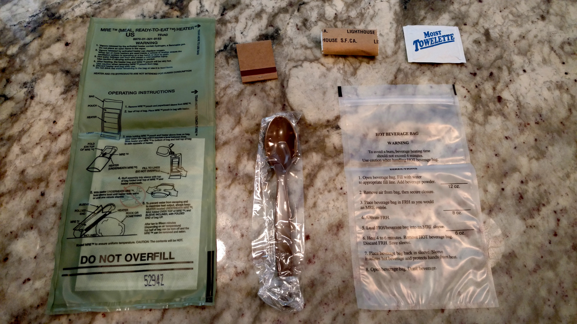 MRE Experiment: Menu 12